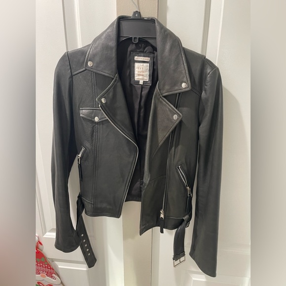 Zara | Jackets & Coats | Zara Real Leather Biker Jacket S | Poshmark